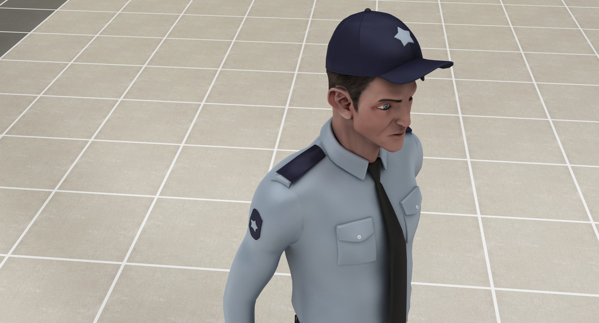 Entry security doors man 3D model - TurboSquid 1539971