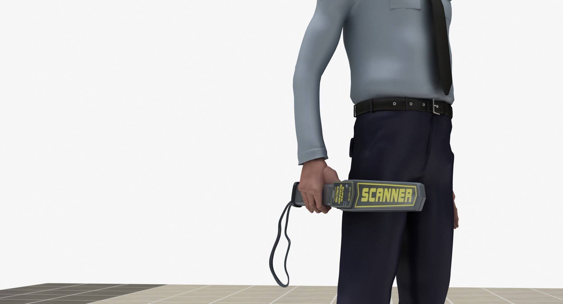 Entry security doors man 3D model - TurboSquid 1539971