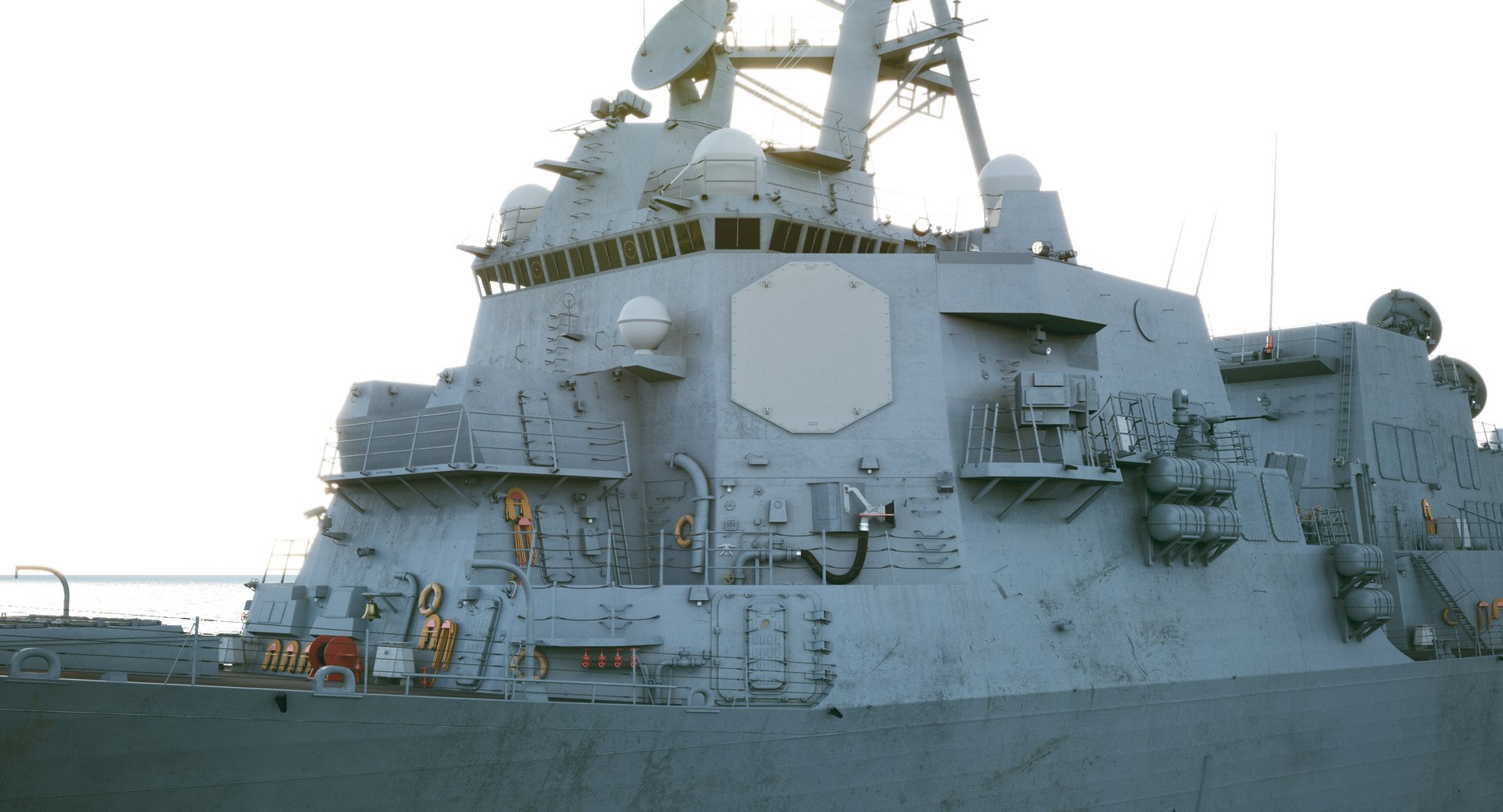 3D Uss Daniel Inouye Model - TurboSquid 1293556