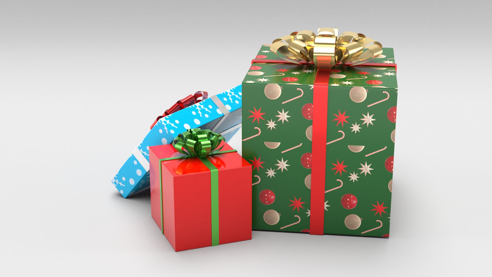 3D Christmas Presents Model - TurboSquid 1652090