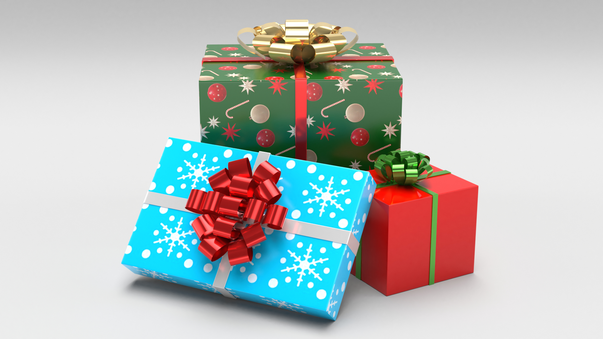 3D Christmas Presents Model - TurboSquid 1652090