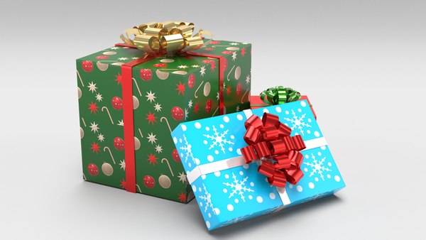 3D christmas presents model - TurboSquid 1652090
