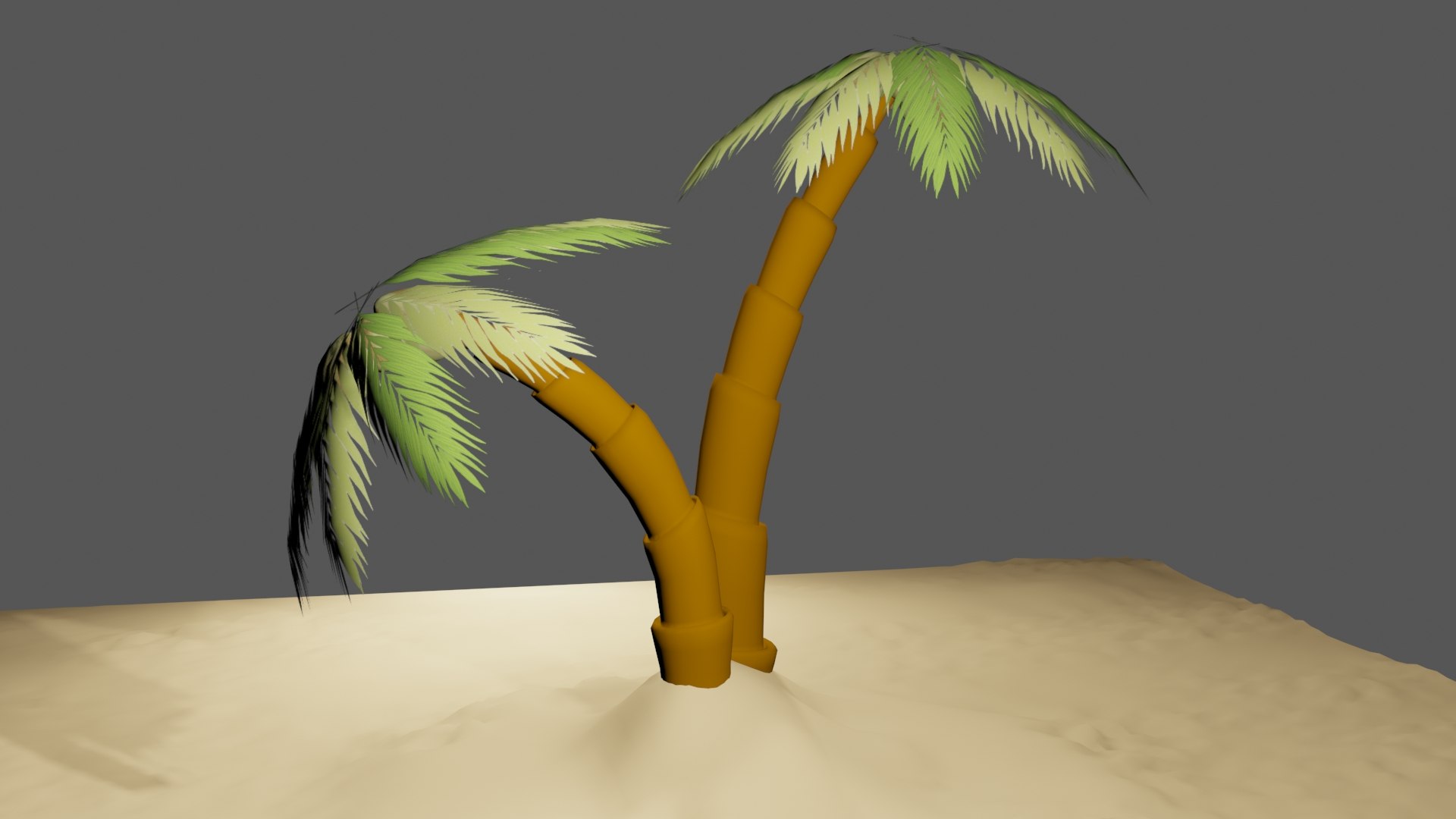 Tree Plam 3d Model