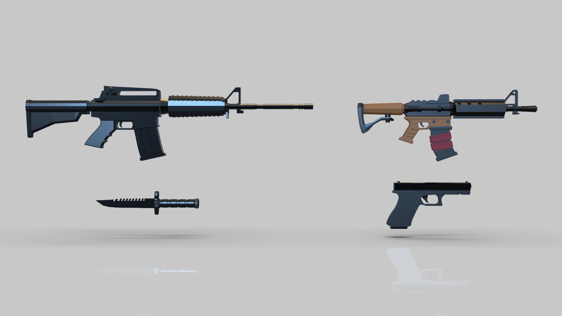 Weapons Pack Model - TurboSquid 2211611