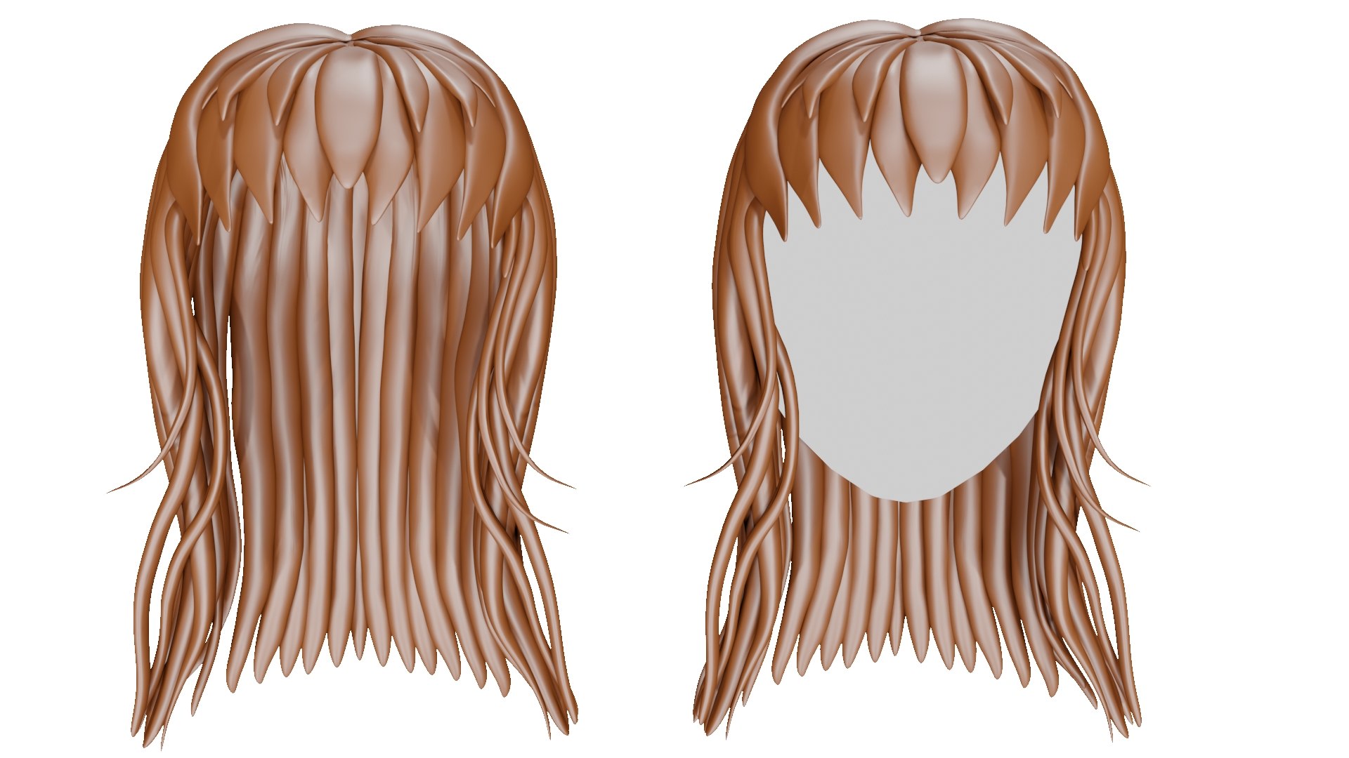 3D model Hair wig - TurboSquid 1814581