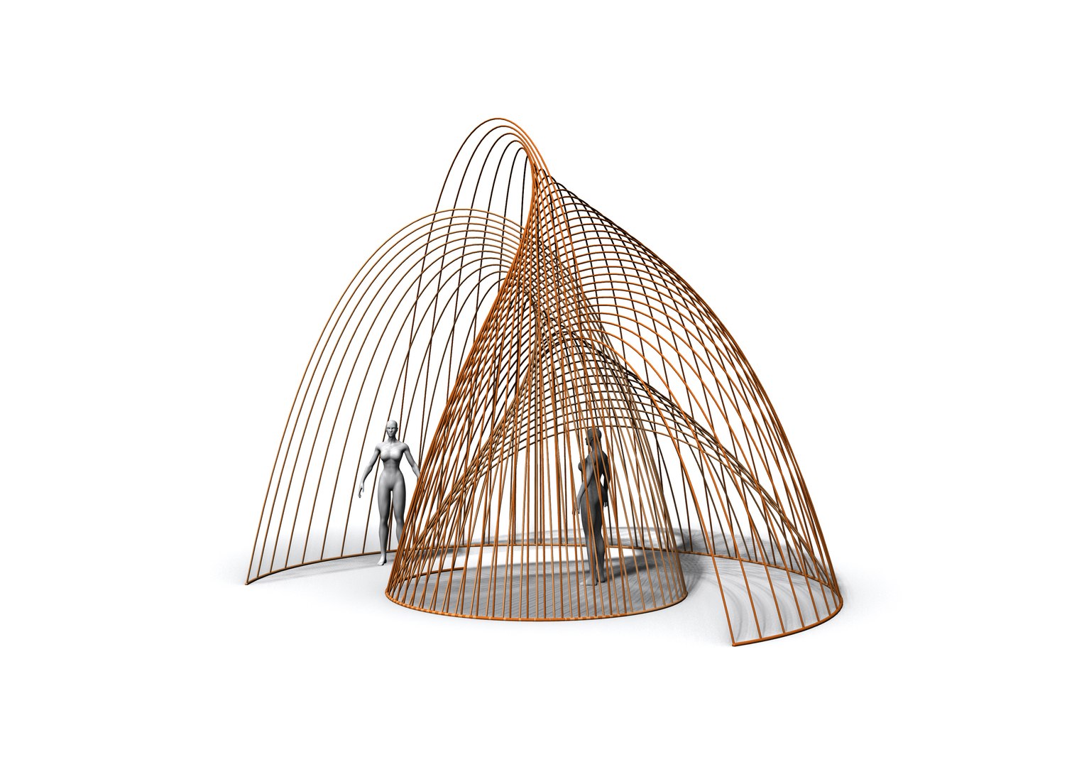 Pavilion Parametric 3D - TurboSquid 1681221