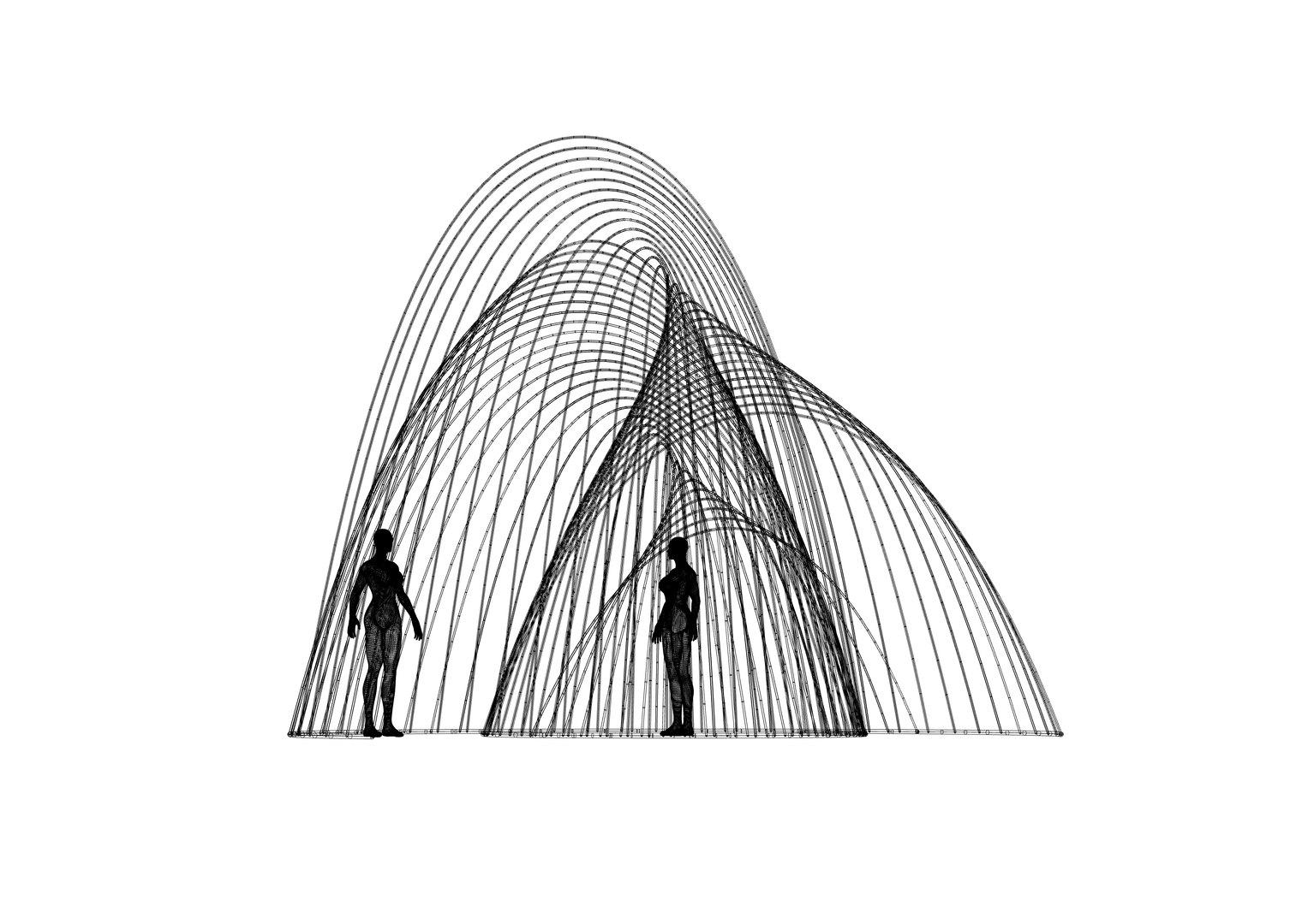 Pavilion Parametric 3D - TurboSquid 1681221