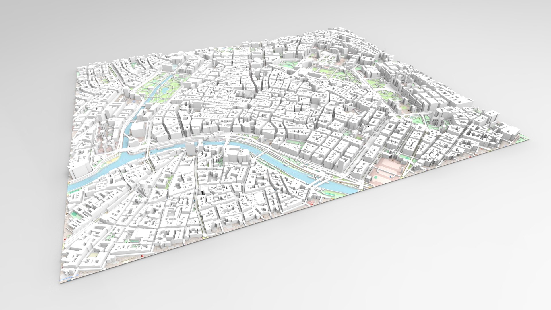 Cityscape Wien Austria 3D Model - TurboSquid 2248294