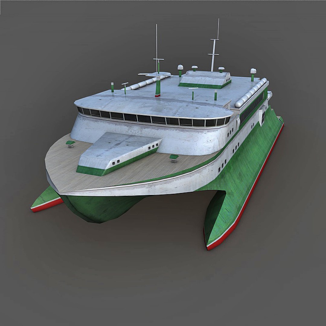 3d Catamaran Model