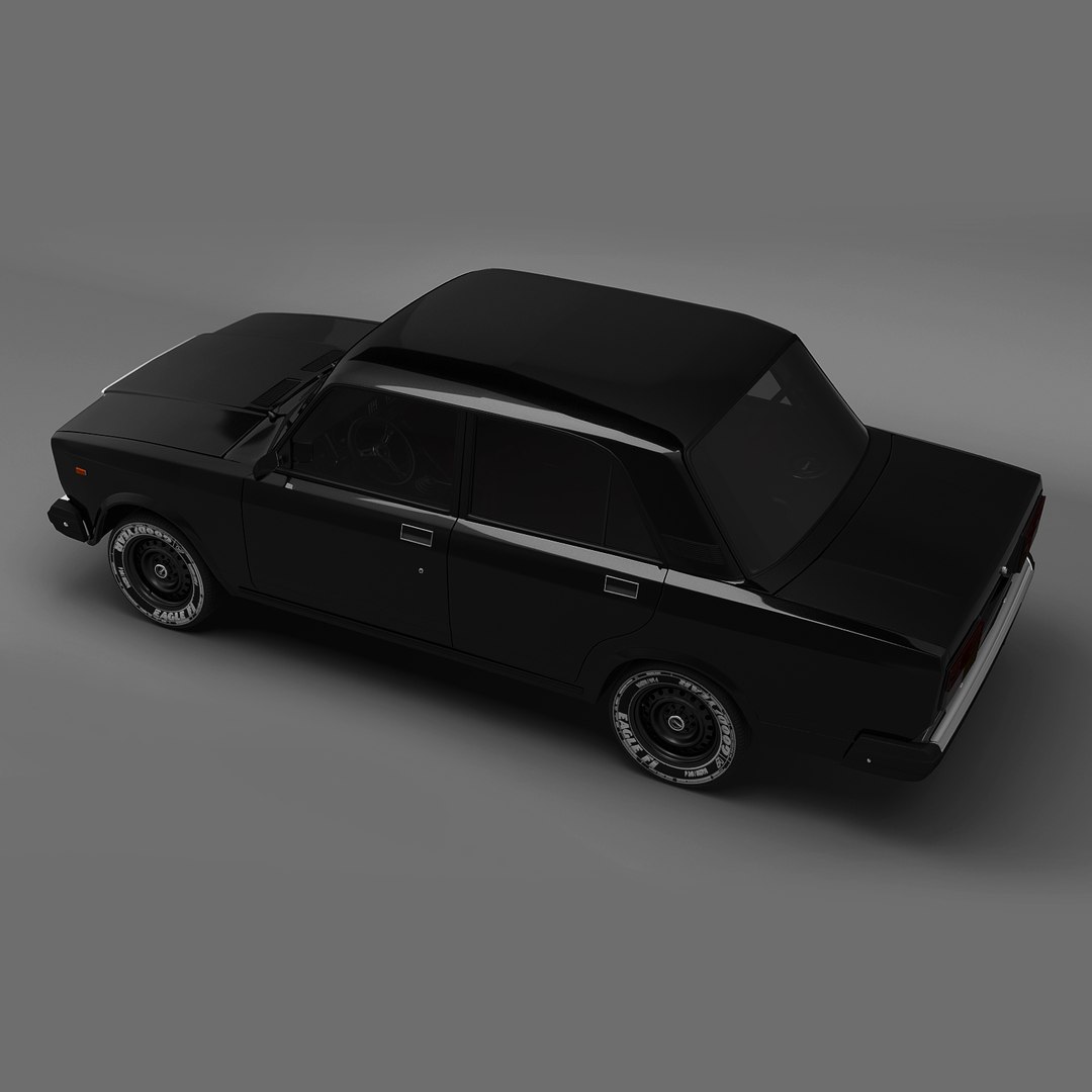 soviet russian car 3d model