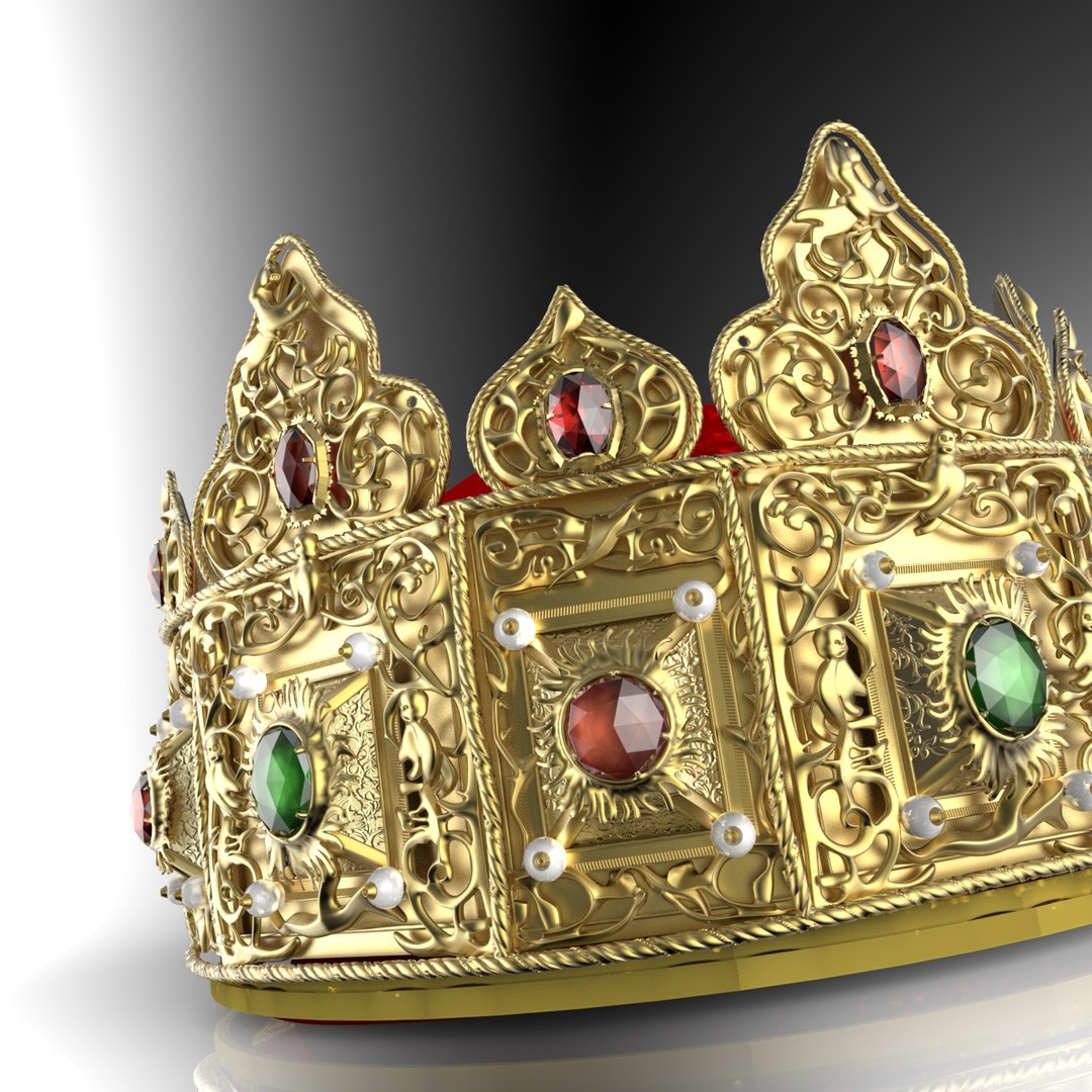 3d Model Luxury Crown Royal