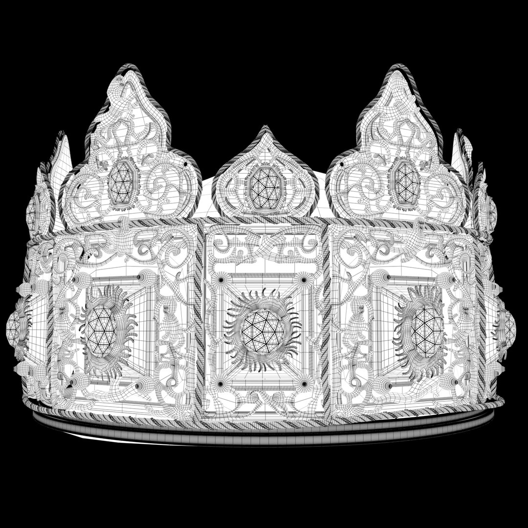 3d Model Luxury Crown Royal