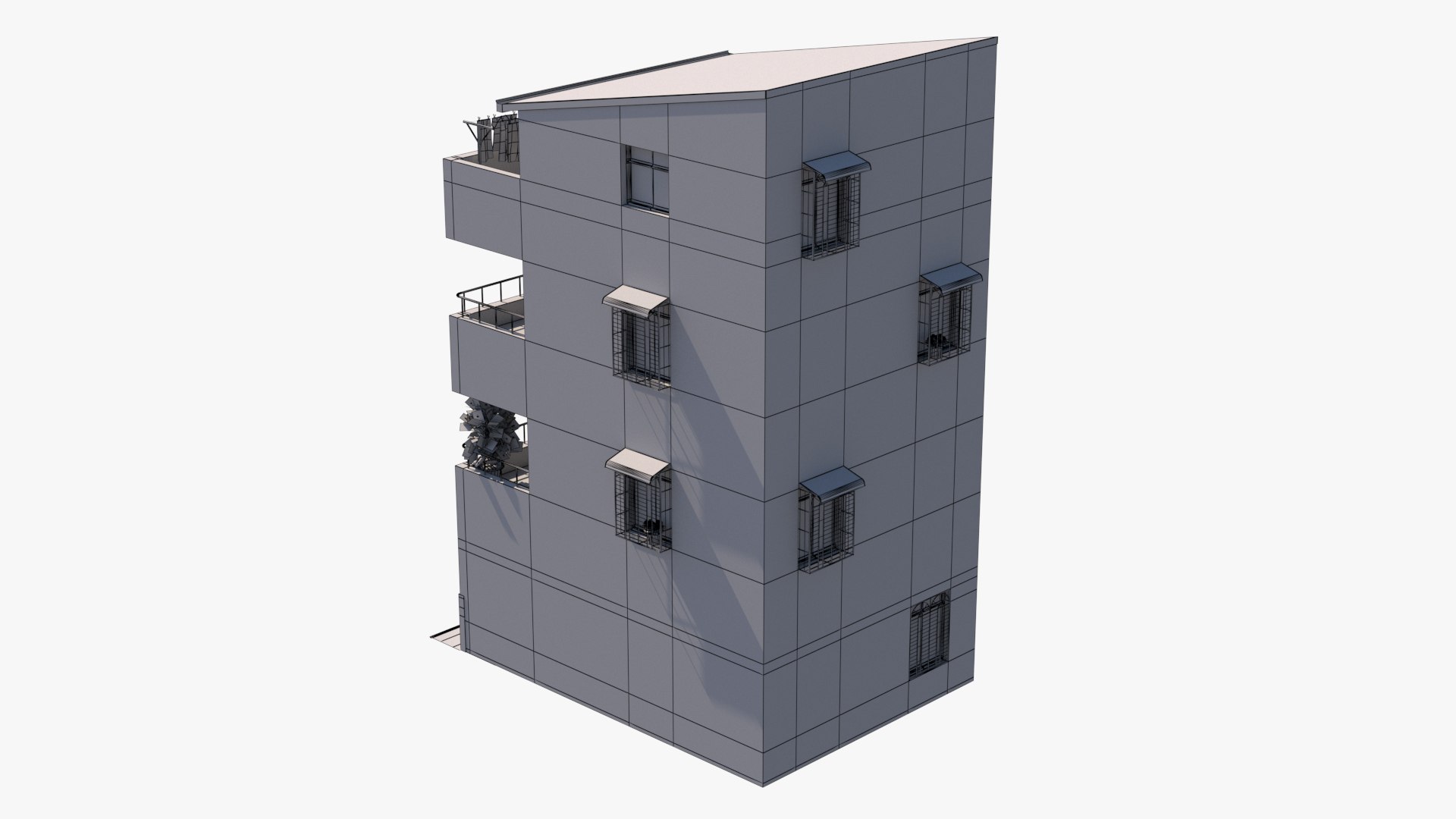 Taiwanese Building 13 3D Model - TurboSquid 2315245