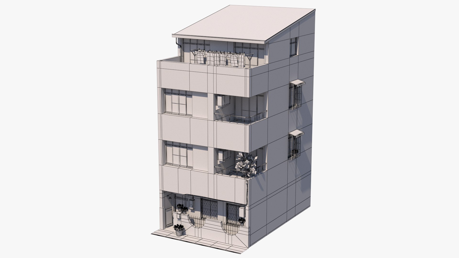 Taiwanese Building 13 3D Model - TurboSquid 2315245