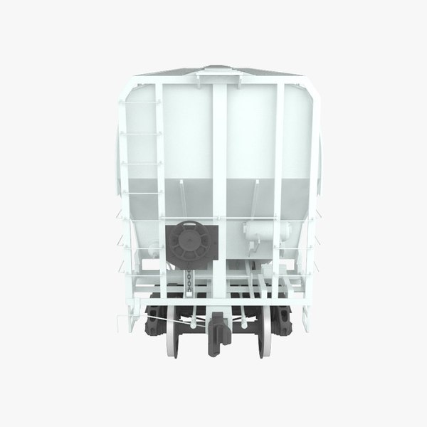 modelo 3d Vagón tolva cubierto de ferrocarril - TurboSquid 1788393