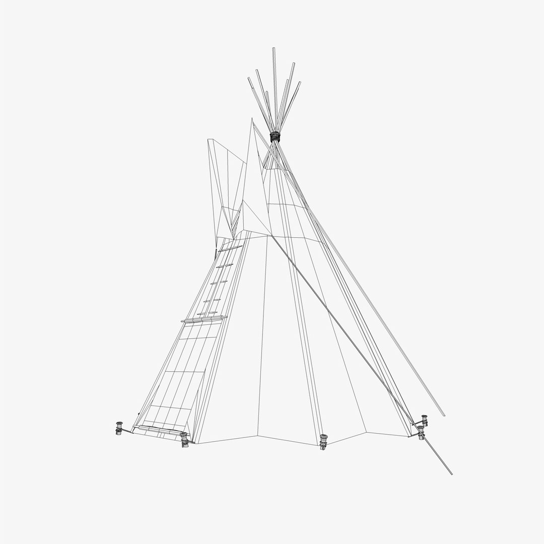 3d Tepee Structure