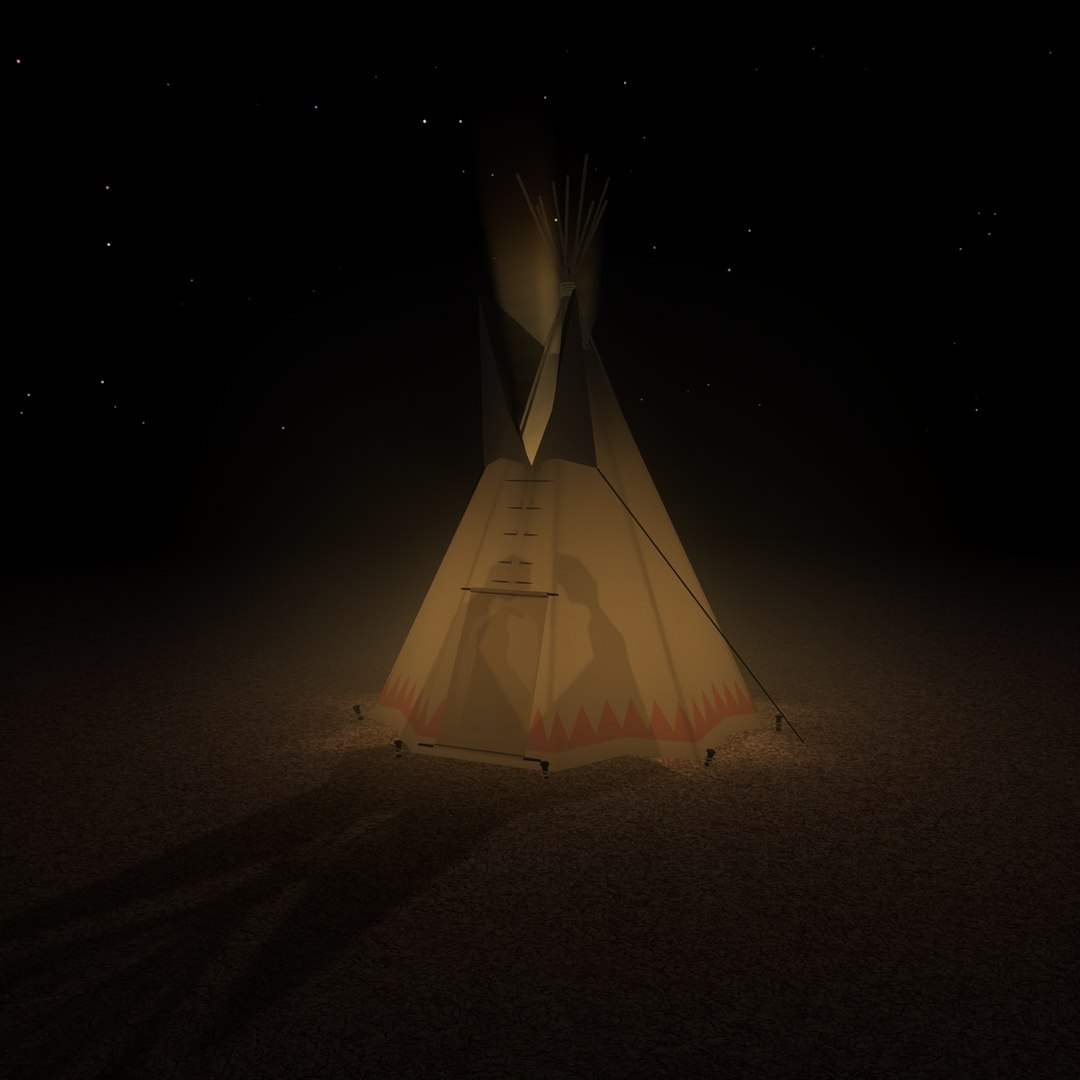 3d Tepee Structure
