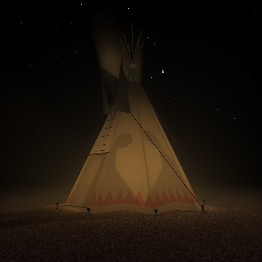 3d Tepee Structure