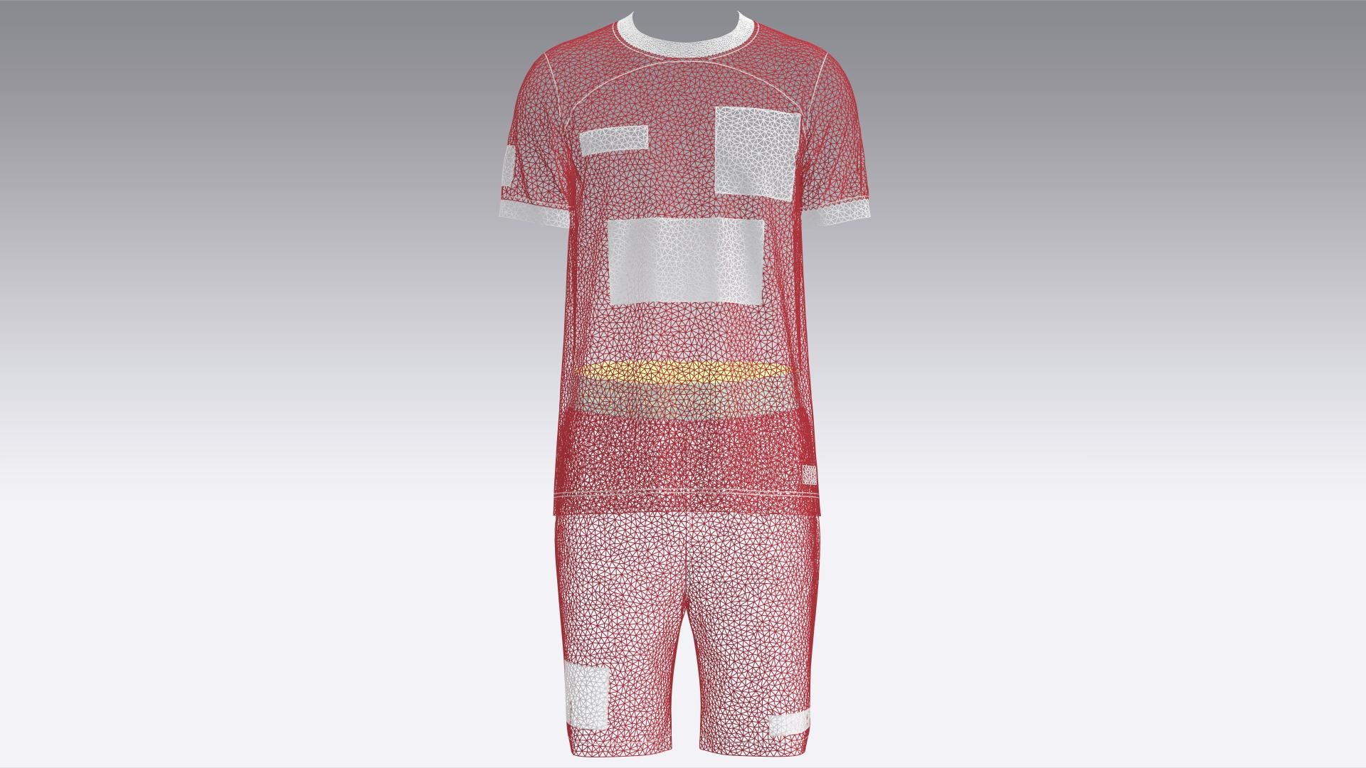 Football Outfit 3D Model - TurboSquid 2110514