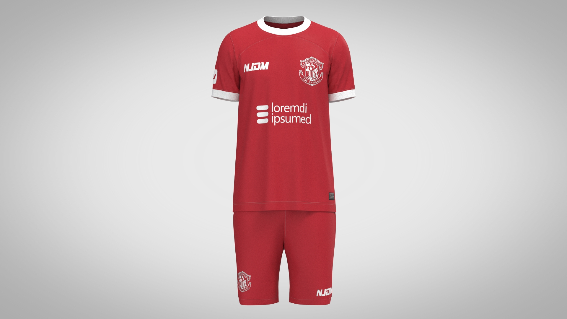 Football Outfit 3D Model - TurboSquid 2110514