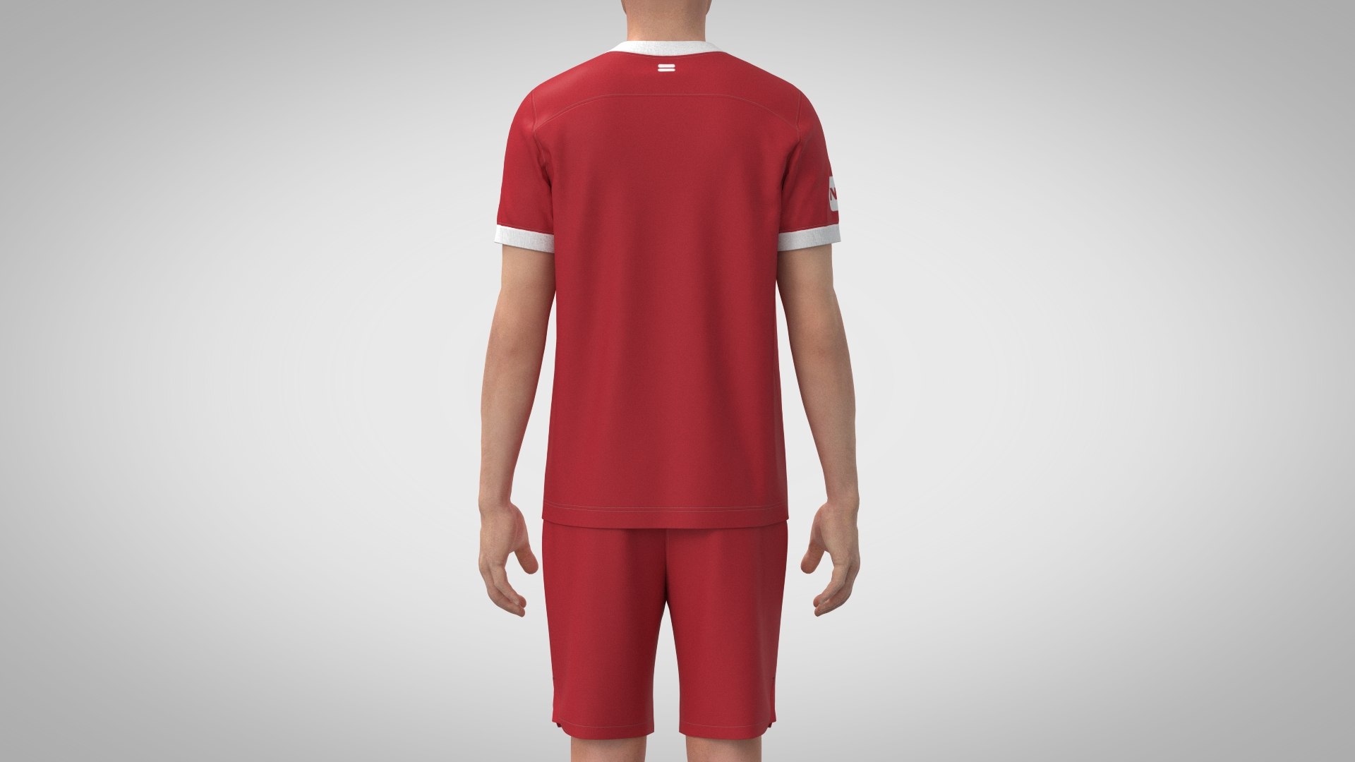 Football Outfit 3D Model - TurboSquid 2110514