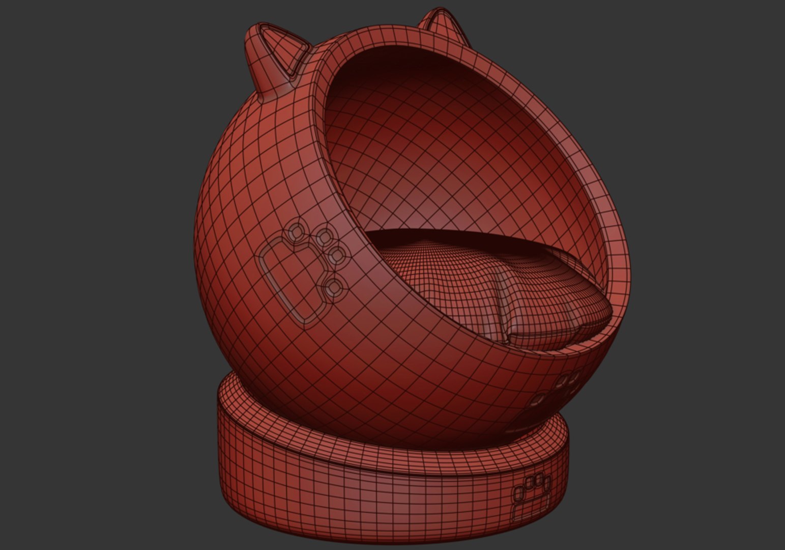 3D cat bed 3 model - TurboSquid 2046254