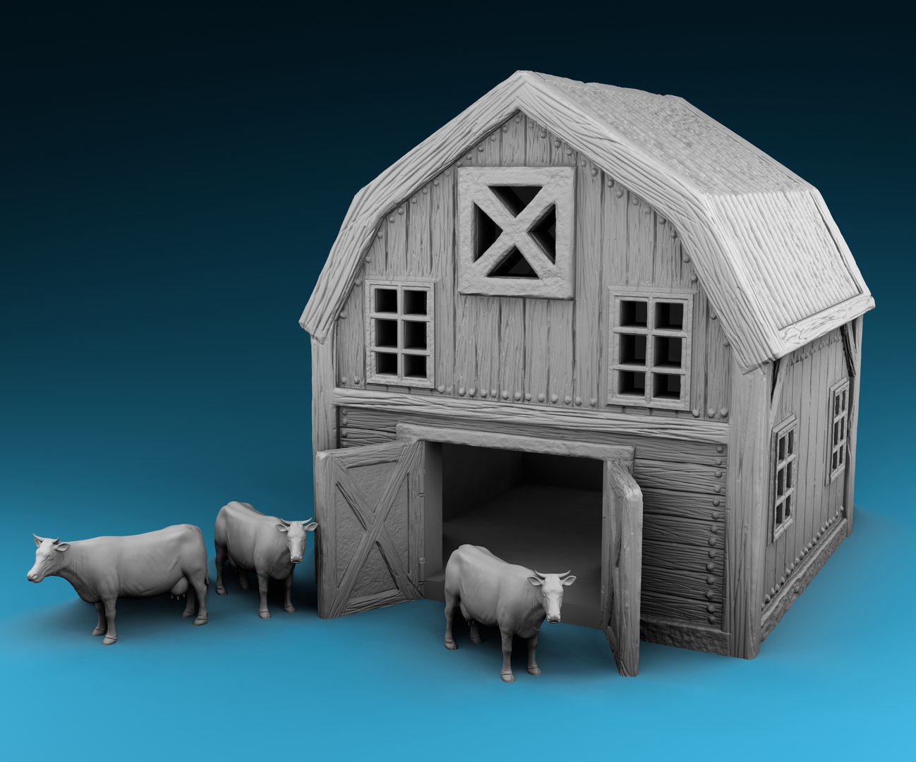 3D Model Stylized Middle Ages Set Part 4 - TurboSquid 1950151