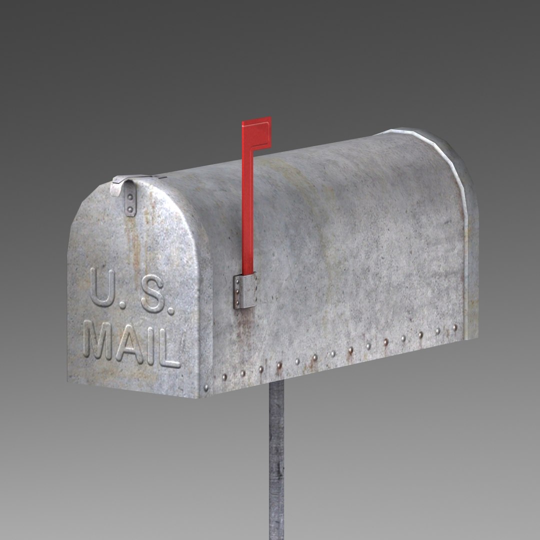 3d Model Mail Box Mailbox