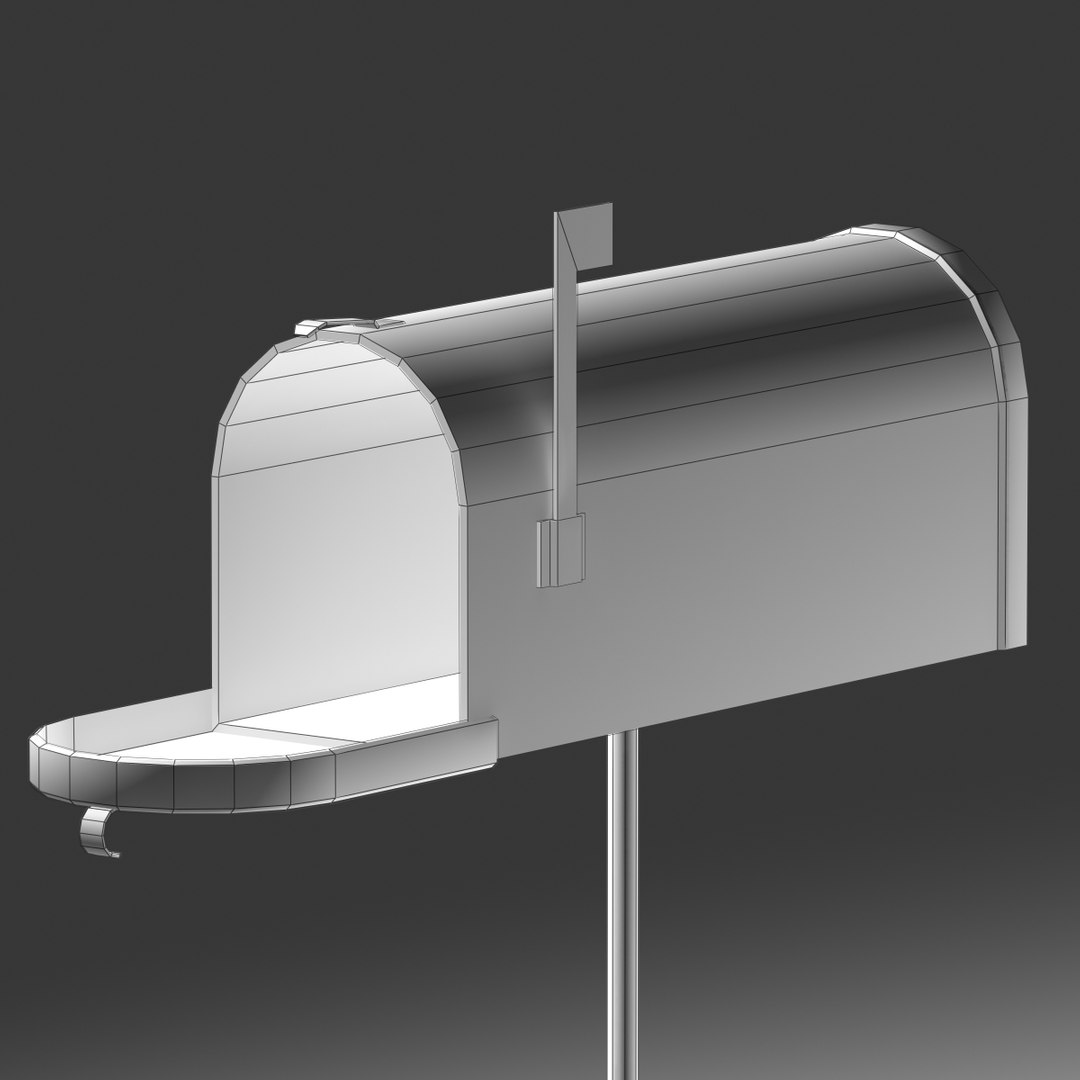 3d Model Mail Box Mailbox