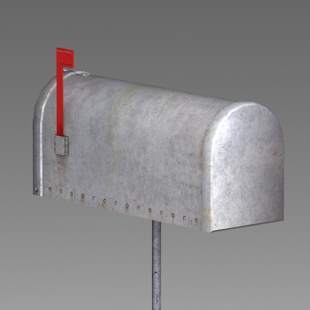 3d Model Mail Box Mailbox