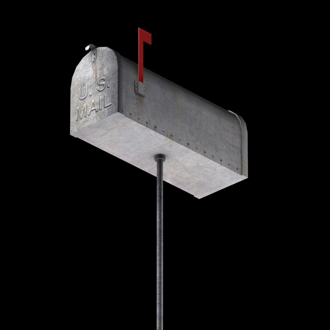 3d Model Mail Box Mailbox