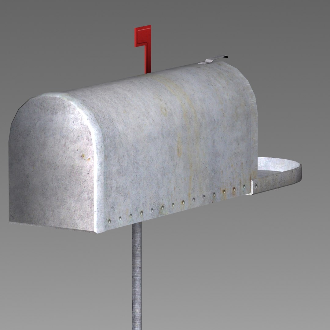 3d Model Mail Box Mailbox