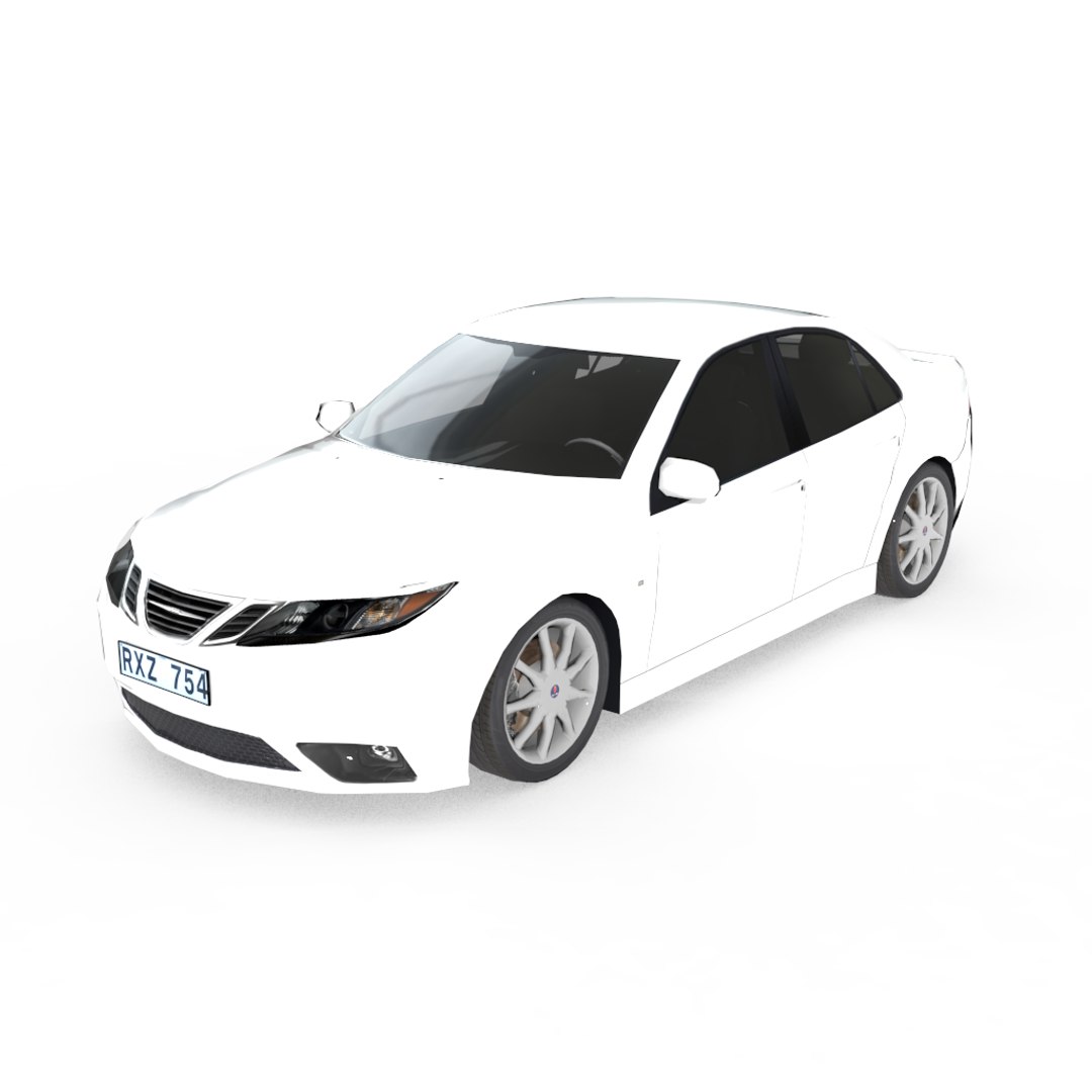 3d Model Saab 9-3