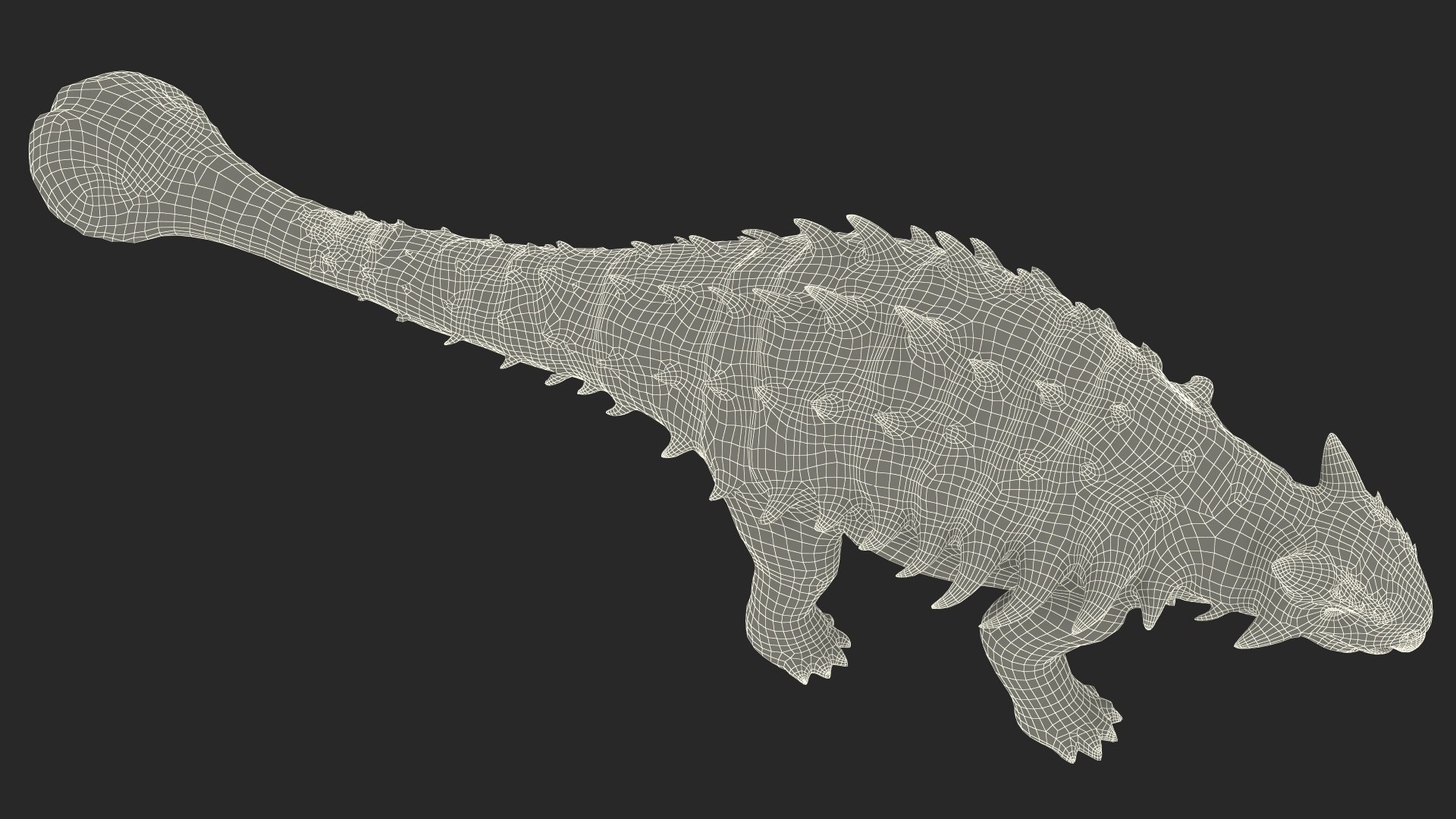 3D Ankylosaurus from Desert Habitats Rigged model - TurboSquid 2174315