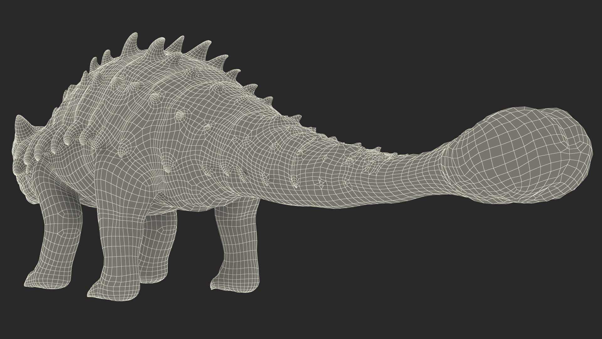 3D Ankylosaurus from Desert Habitats Rigged model - TurboSquid 2174315