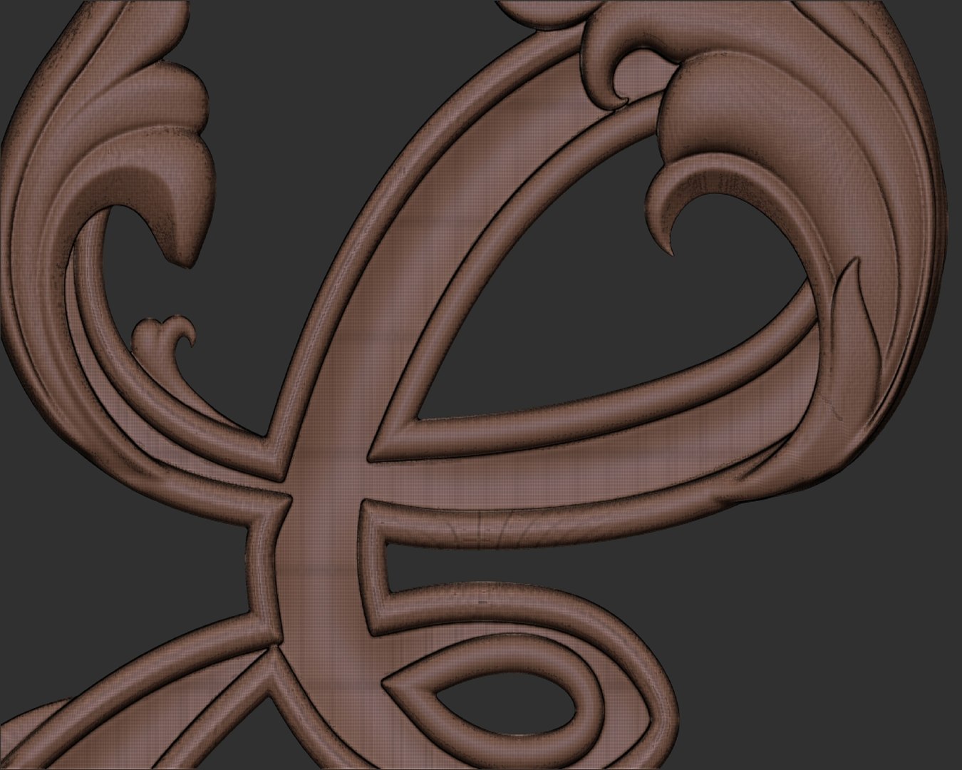 Letter E Floral 3D - TurboSquid 2168014