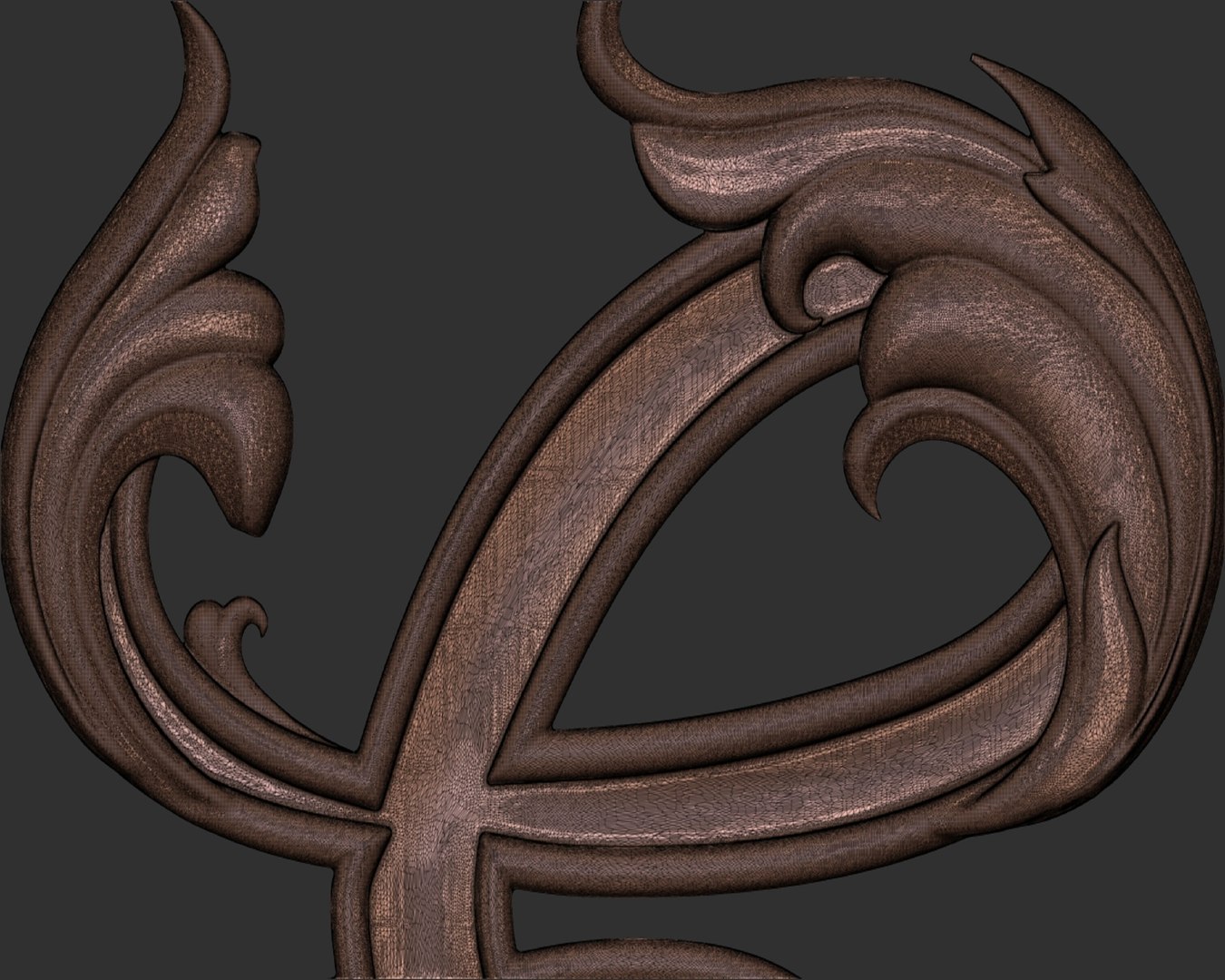 Letter E Floral 3D - TurboSquid 2168014