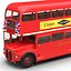 3d London Bus Routemaster Model