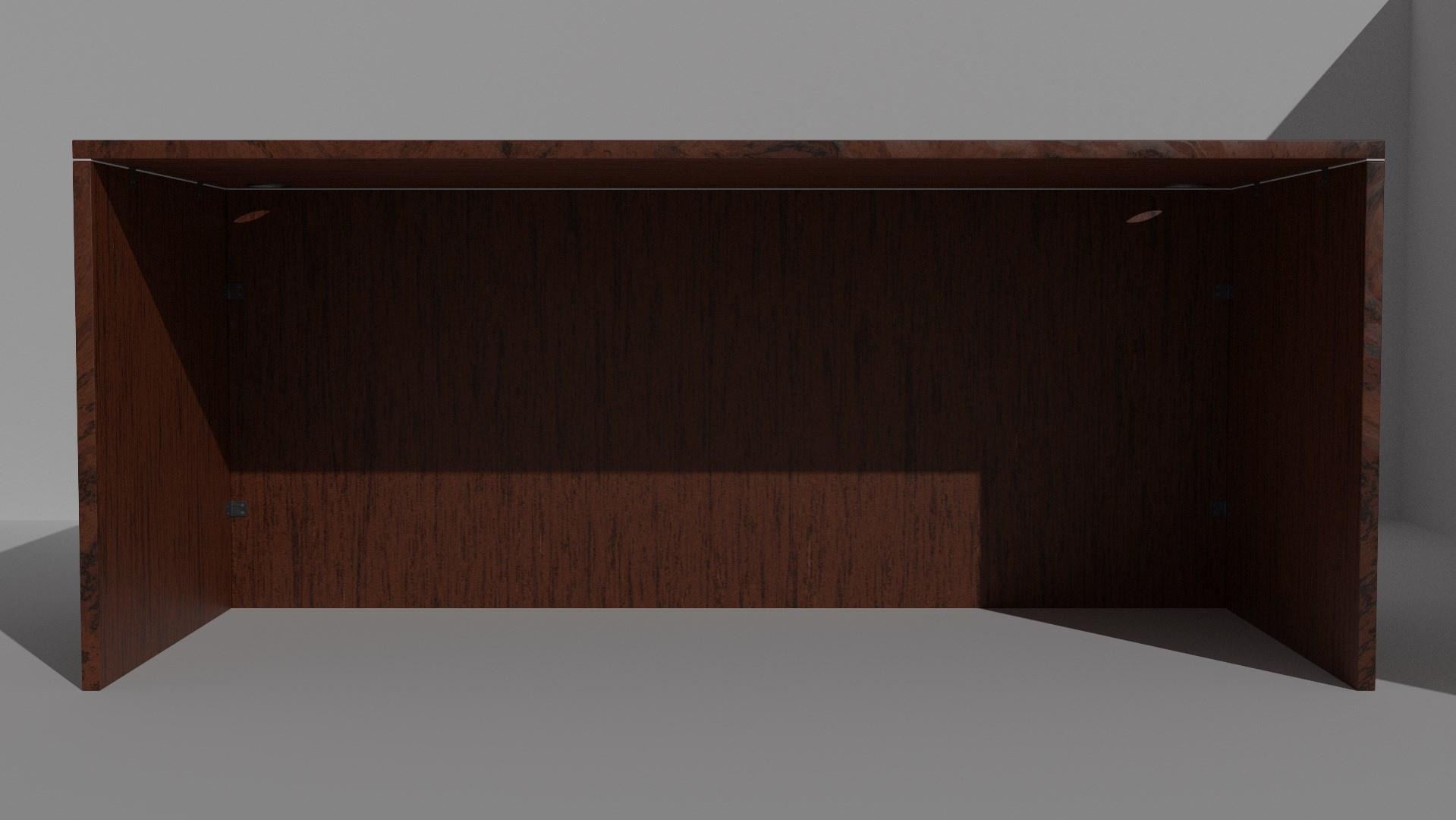 Straight Front Desk Shell 3D Model - TurboSquid 1952566