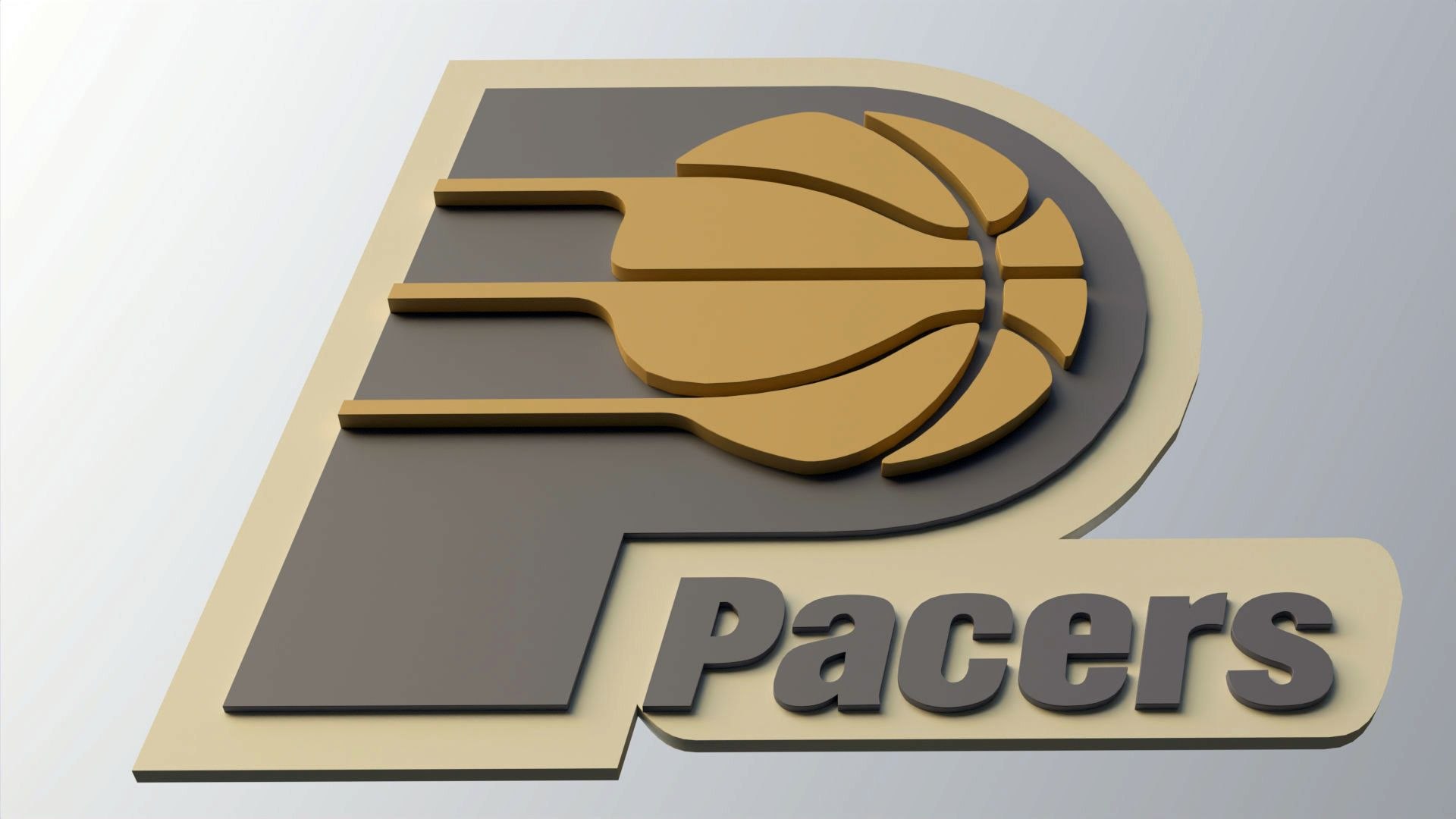 3D Indiana Pacers Keychan Printable And Renderable Model - TurboSquid ...