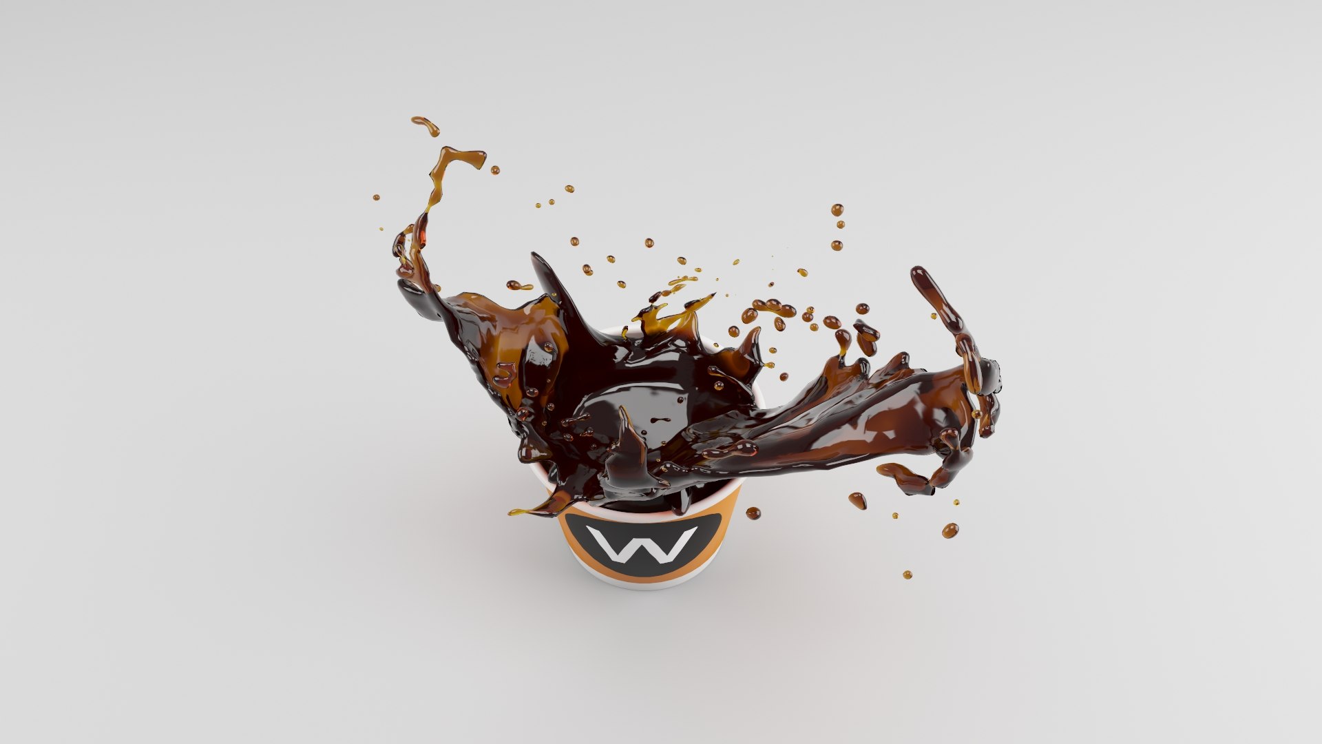 Coffee Splash V2 3D Model - TurboSquid 1543788
