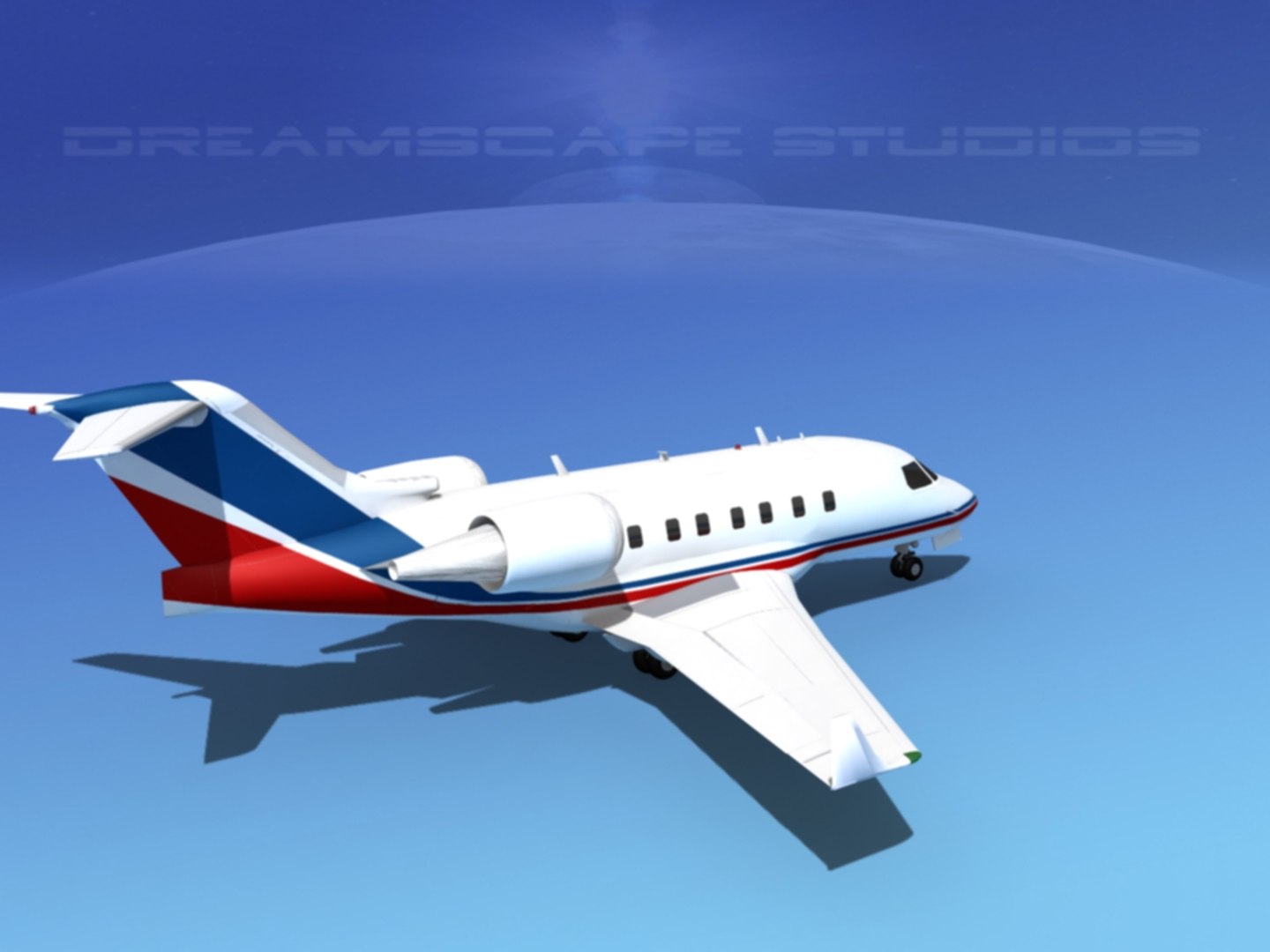 Cl-605 Bombardier Challenger 3d 3ds