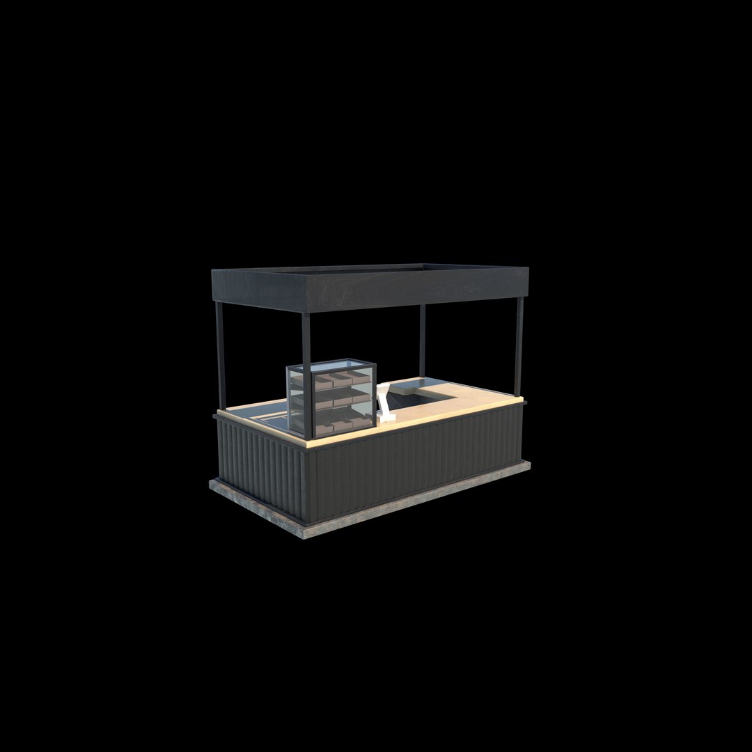 Mall Food Court 3D Model 3D - TurboSquid 2344434