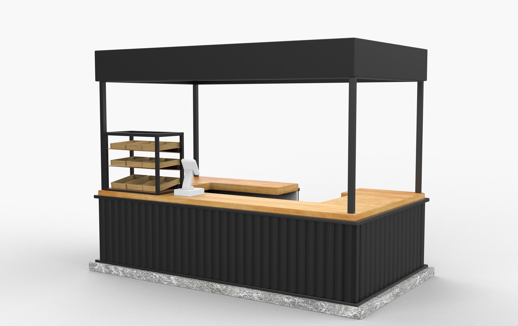 Mall Food Court 3D Model 3D - TurboSquid 2344434