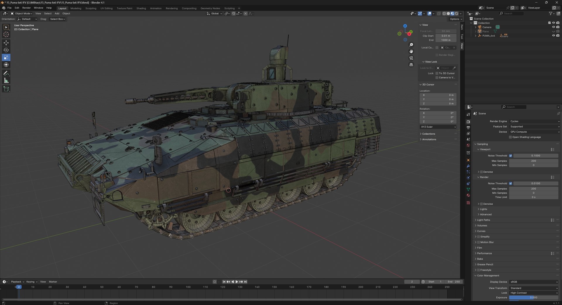 3D Puma Infantry Fighting Vehicle - TurboSquid 2257893