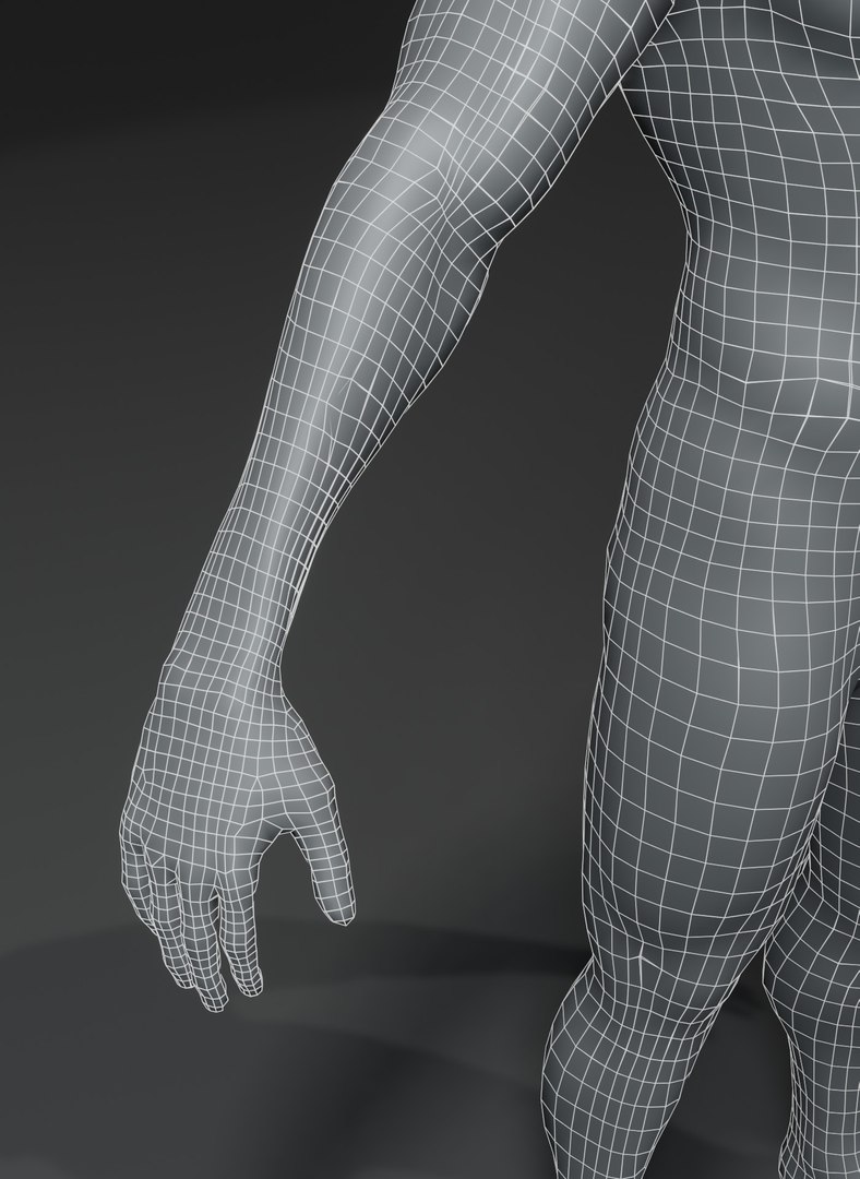 3D Male Body Base Mesh 28 Animations 3D Model 10k Polygons Model - TurboSquid 1944941