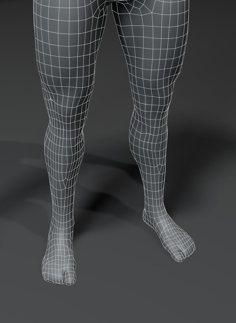 3D Male Body Base Mesh 28 Animations 3D Model 10k Polygons Model - TurboSquid 1944941