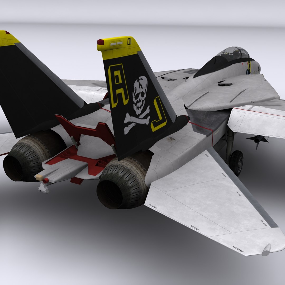 F-14 Fighter Jet Vf-84 3d Model