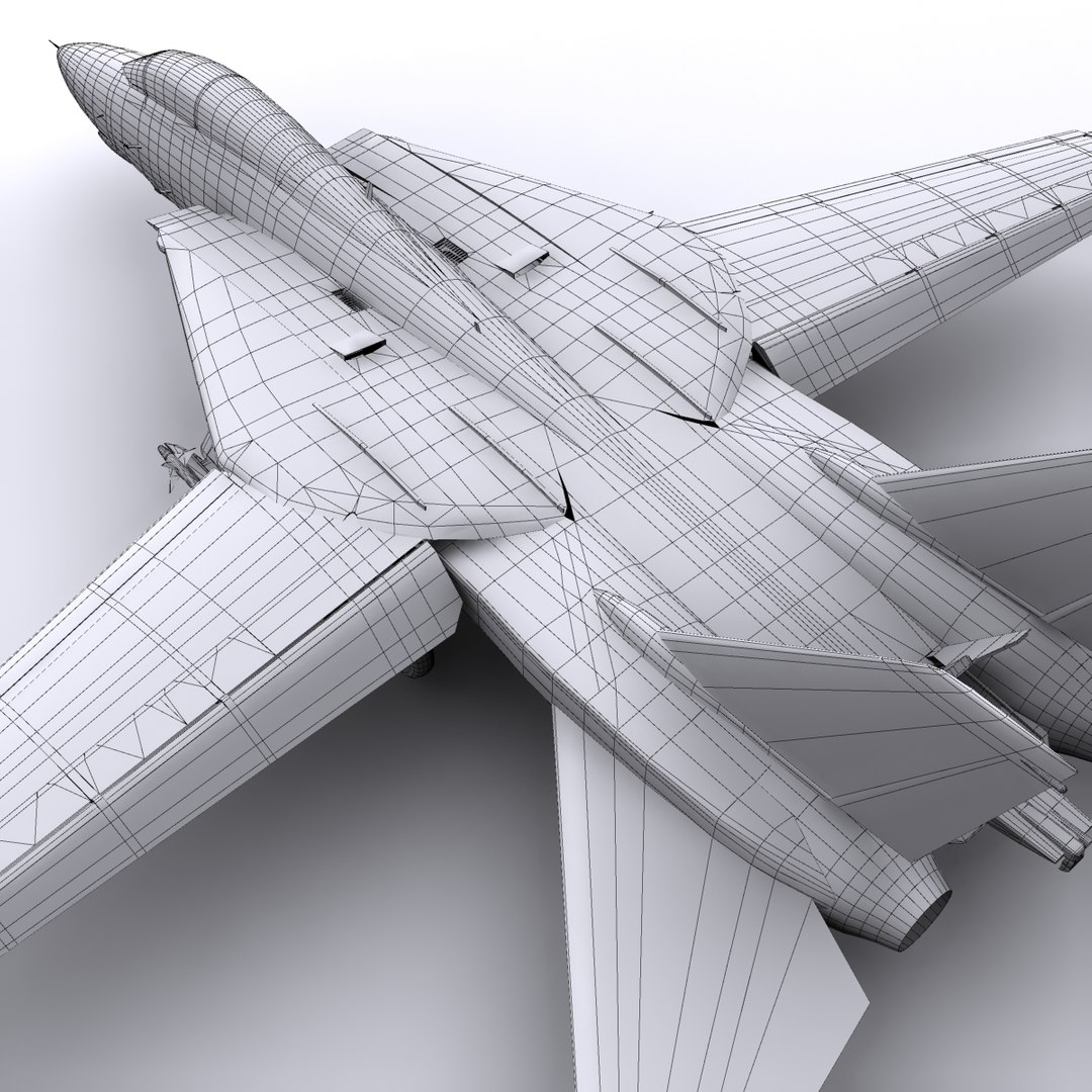 f-14 fighter jet vf-84 3d model