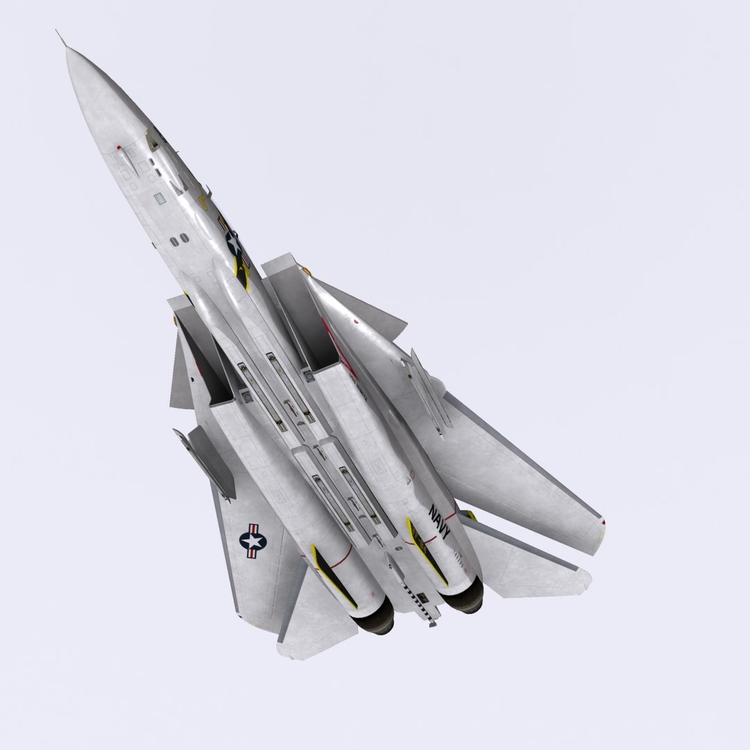F-14 Fighter Jet Vf-84 3d Model